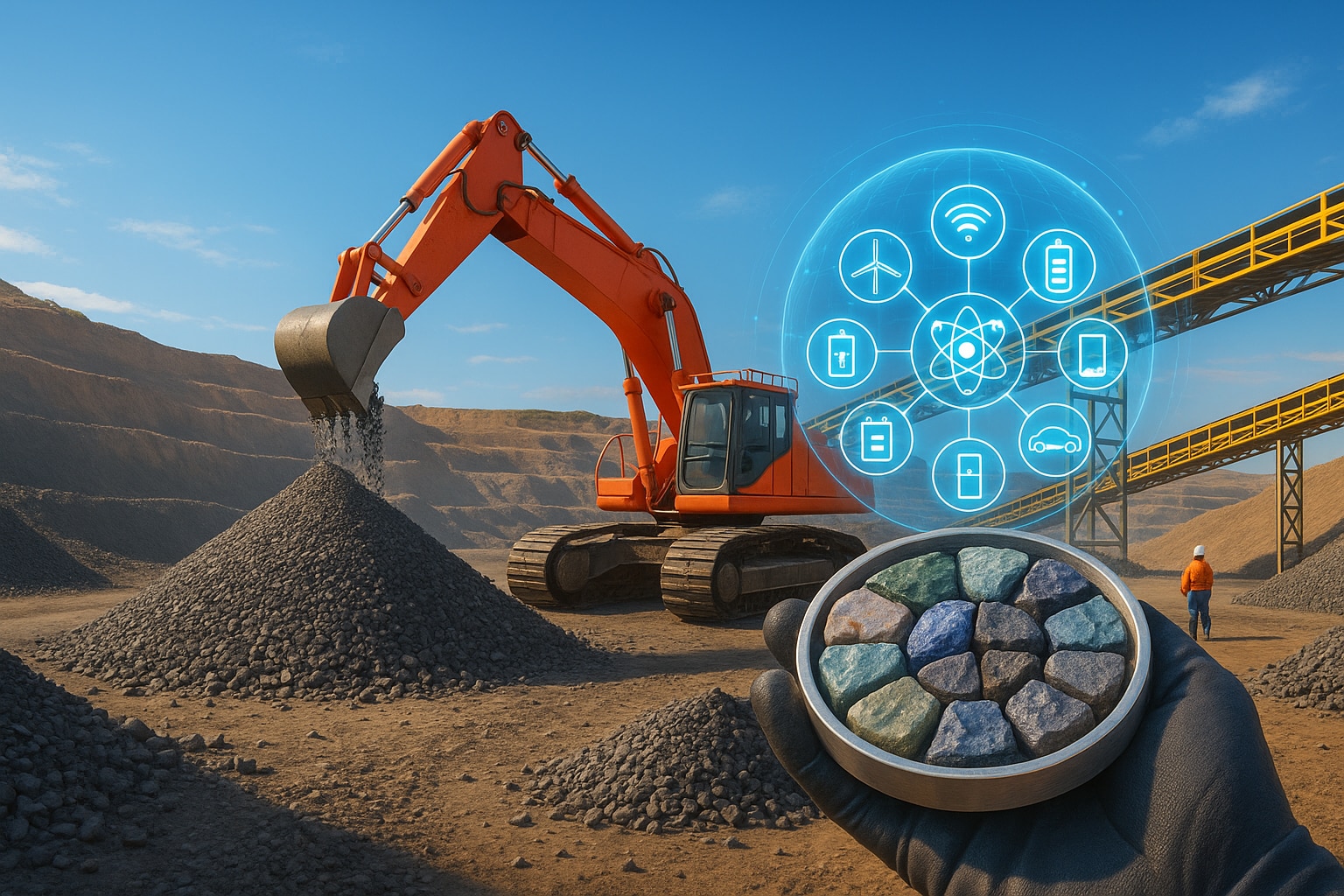 Terras raras e a cadeia de tecnologia